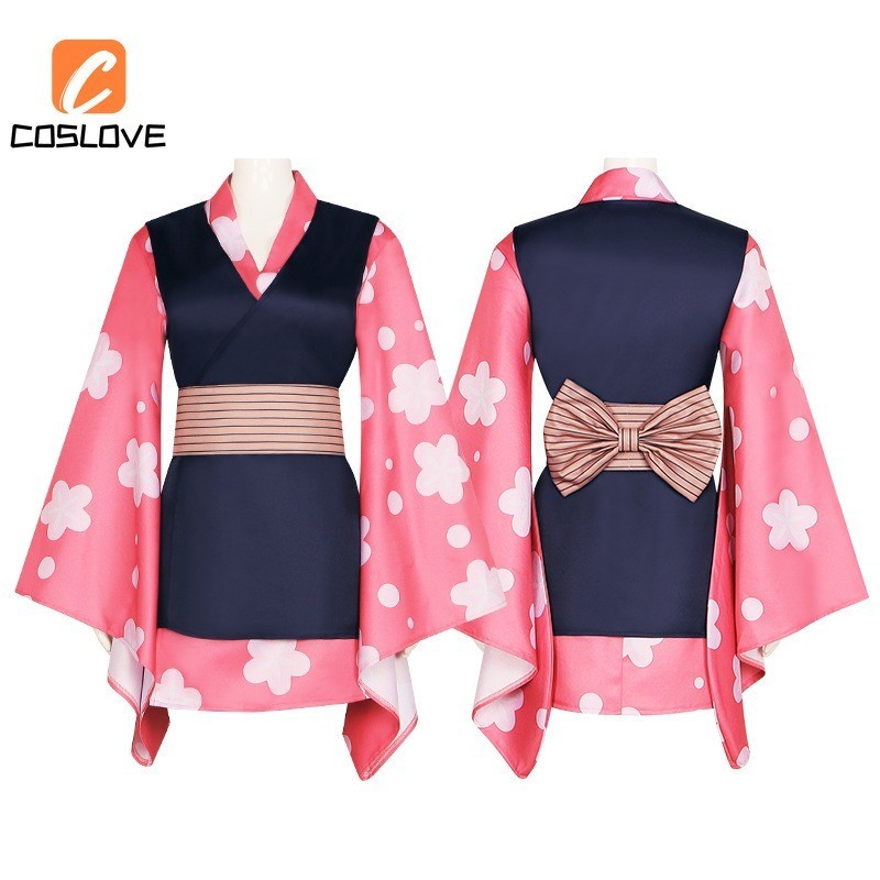 Anime Demon Slayer Kimetsu No Yaiba Makomo Cosplay Clothing Full Set ...