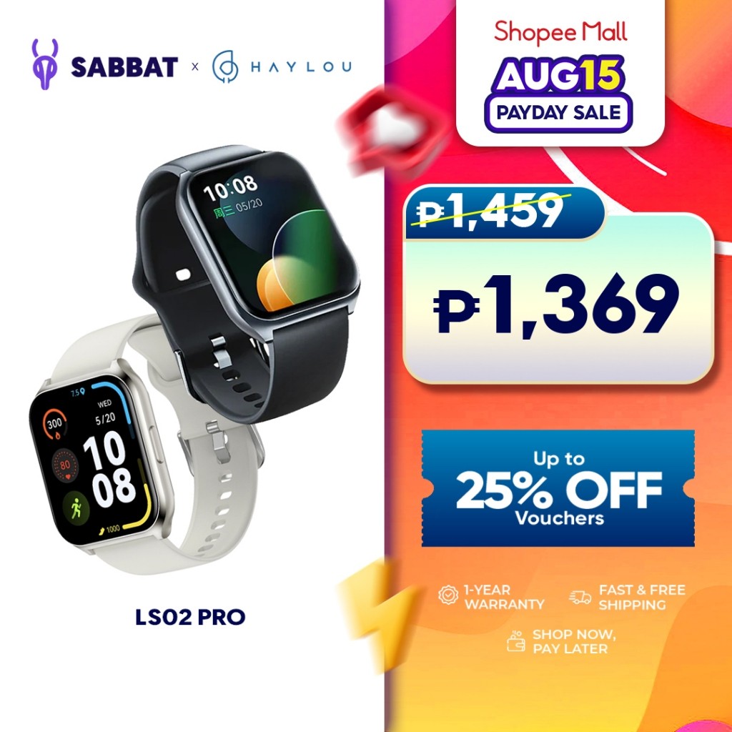 Haylou LS02 Pro Smartwatch Fitness Tracker Bluetooth Calls Health ...