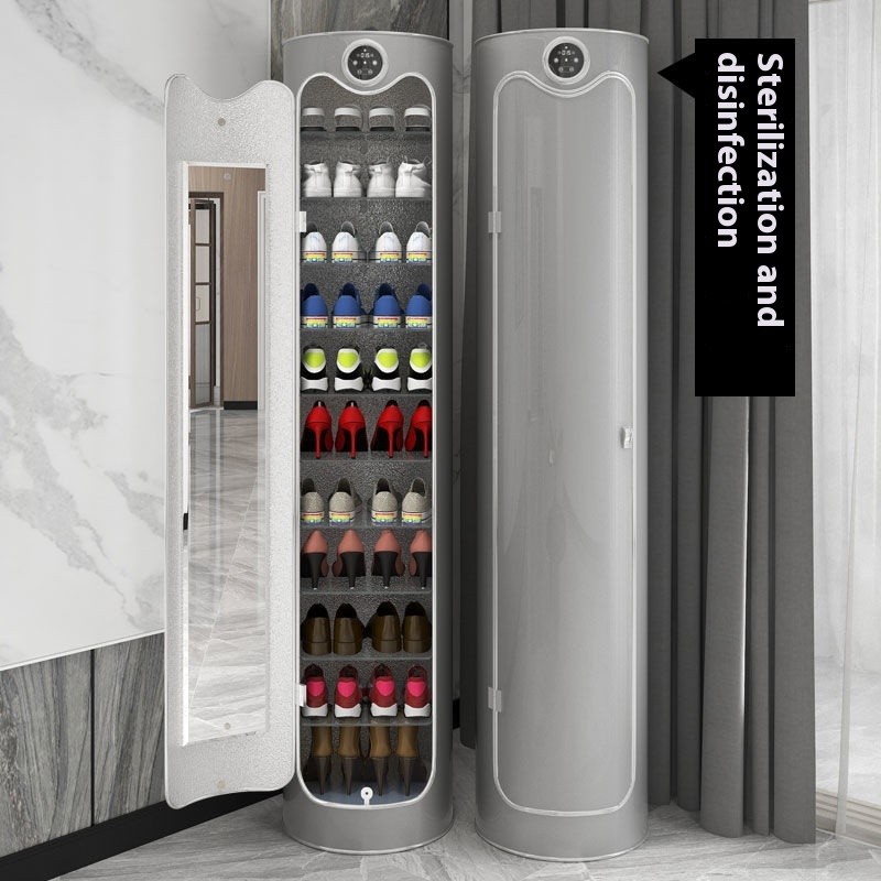 Circular Cylindrical Shoes Cabinet Intelligent Shoe Rack Cabinet ...