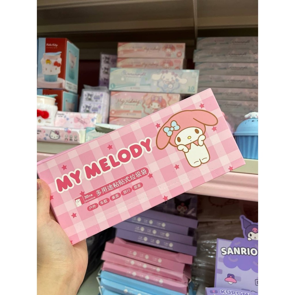 My Melody Stick & Paste Garbage Bag 30pcs | Shopee Singapore