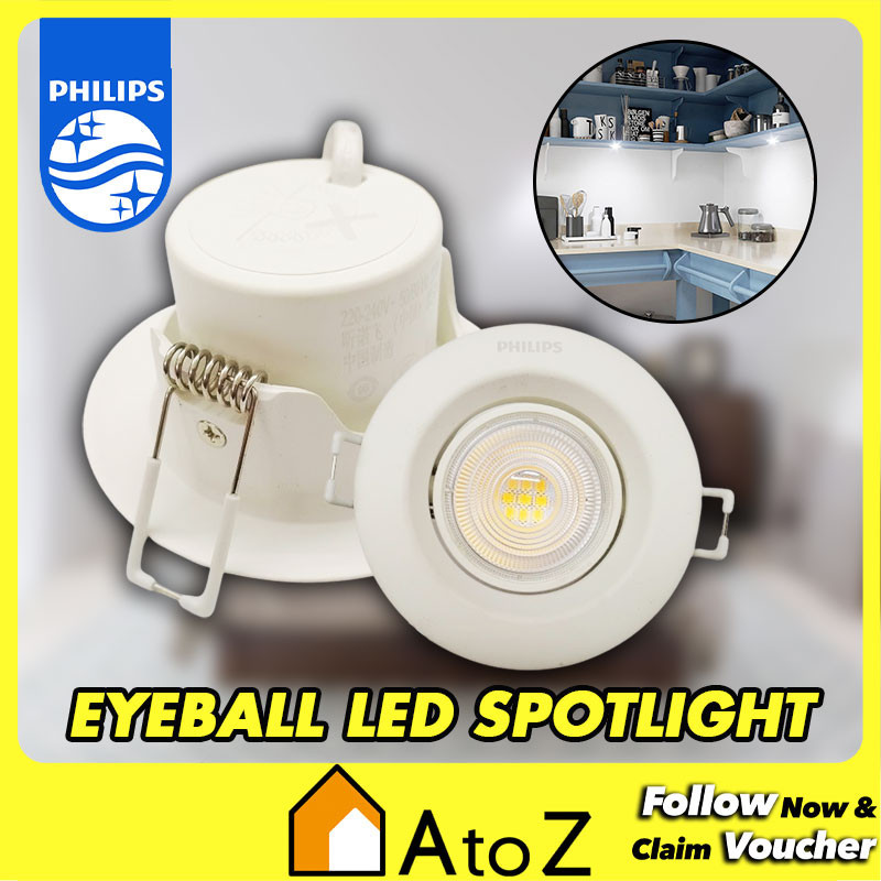 PHILIPS LED Spotlight 7W 4W 5.5W Lampu Led Light Ceiling Siling ...