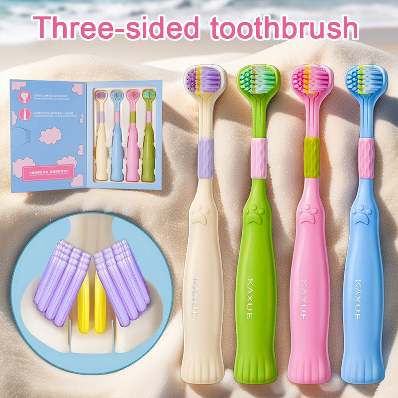 Adult Toothbrush Cleaning Wider Head Gentle Soft Bristles Universal ...