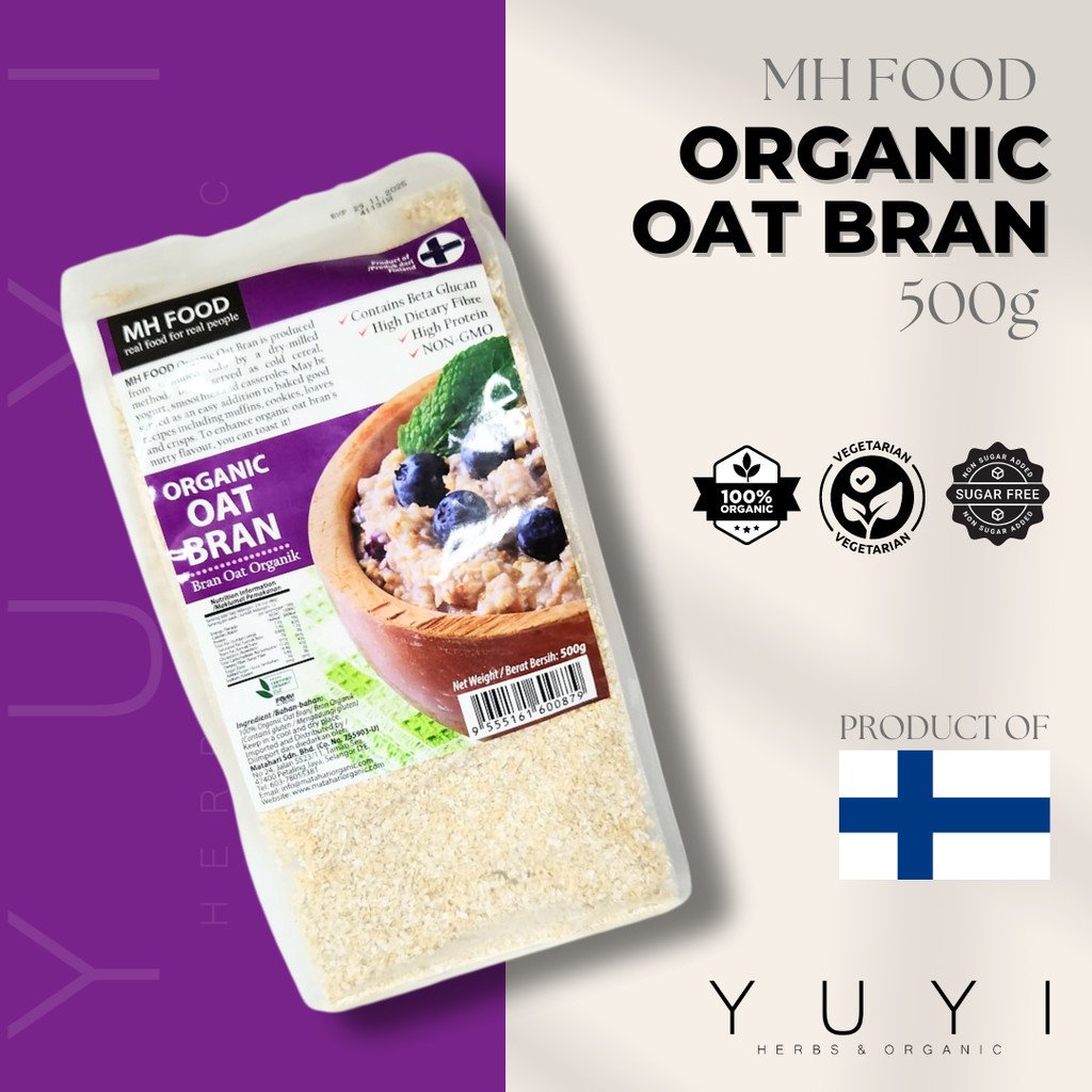 【MH Food】 Organic Oat Bran - 500g | Shopee Singapore