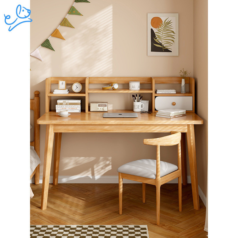 DG Bookshelf Integrated Desktop Computer Solid Wooden Legs Home Office ...