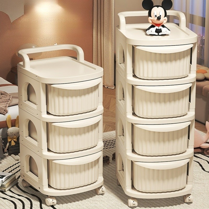Storage Cabinet Baby Stroller Storage Rack Drawer Organizer Multi Layer ...