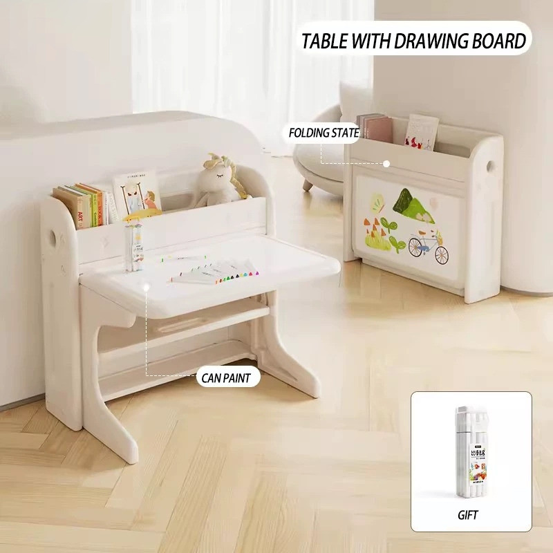 Study Table Study Desk Children's Learning And Chair Set Foldable ...