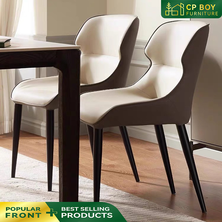 Ssr Italian Style Simple Dining Chair Home Backrest Chair Casual Stool Restaurant Dining Table ...