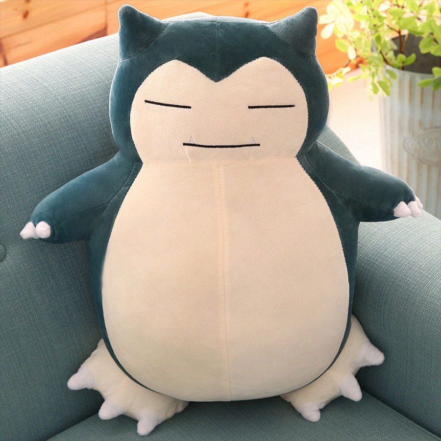 50-200cm Giant Pokemon Cartoon Snorlax Plush Toys Soft Snorlax Leather ...
