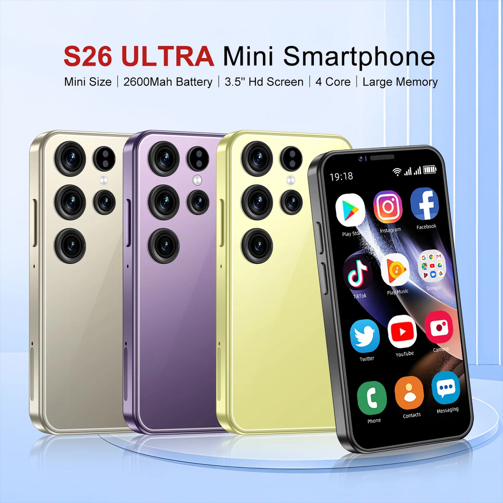 Original S26 Ultra Mini Smartphone 3.5" HD Display 2GB+16GB Mobile ...