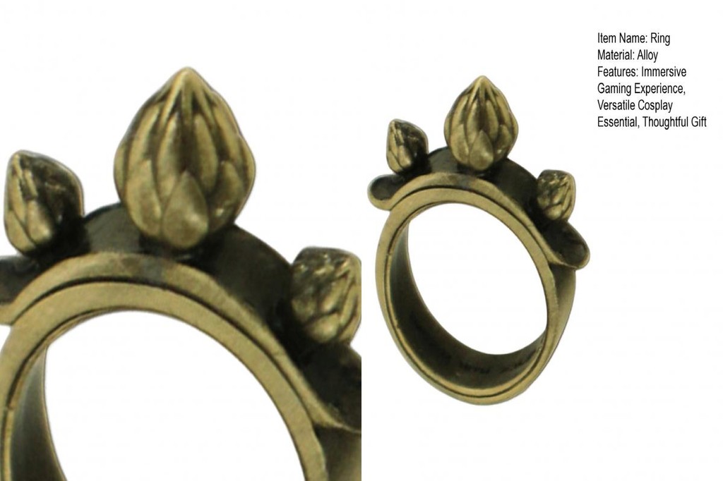 HLS Sun Wukong Themed Ring Black Myth Wukong Ring Vintage Monkey King ...