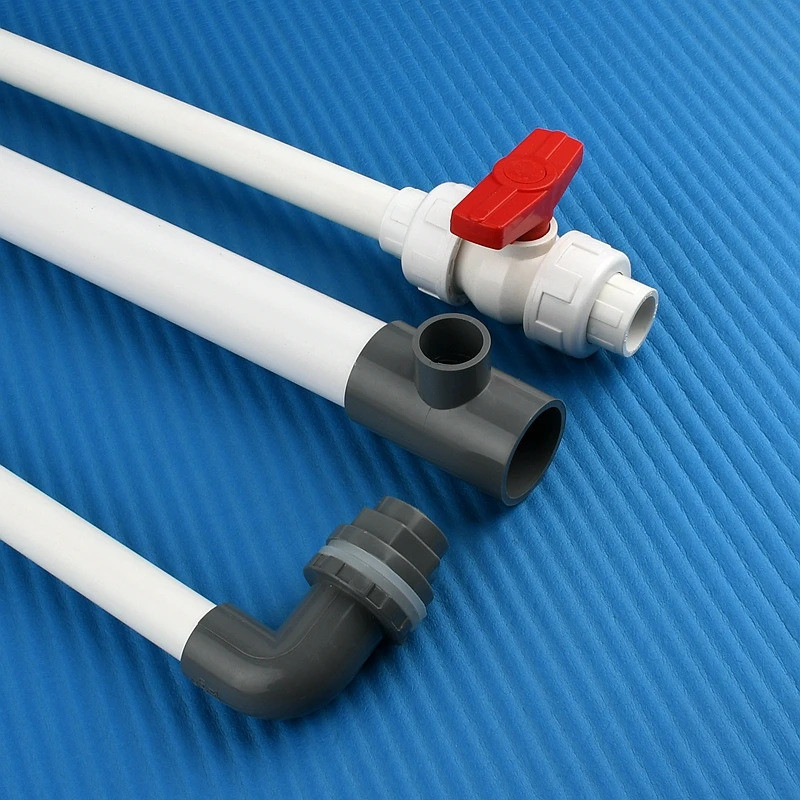 20-63mm White PVC Pipe 50cm Length for Agriculture Garden Irrigation ...