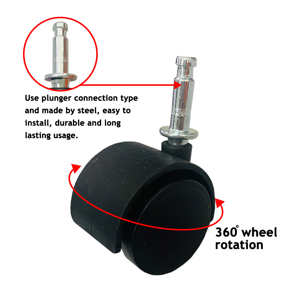 [1SET | 4PCS] Encora 30MM Universal Nylon Caster Wheel Wheel Roda Troli ...