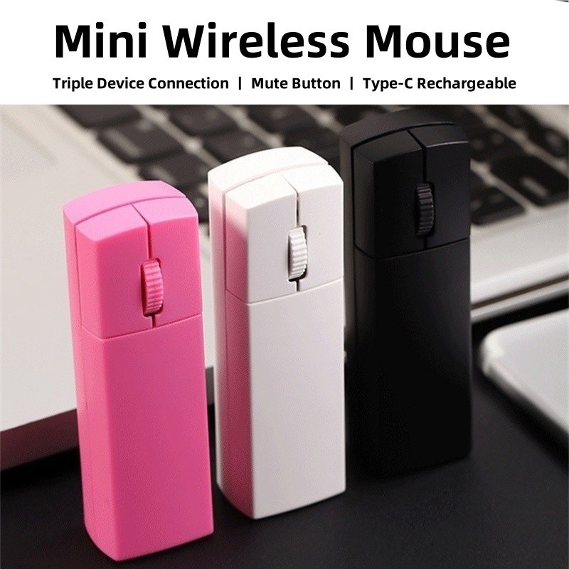 Mini 2.4G Wireless Mouse Bluetooth Mouse Universal Office Mice Type-C ...