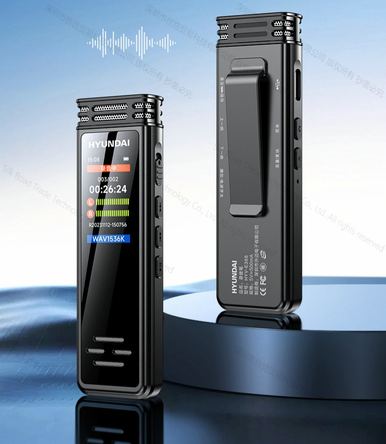 Digital Voice Recorder Color Screen 40 Hours Professional Dictaphone ...