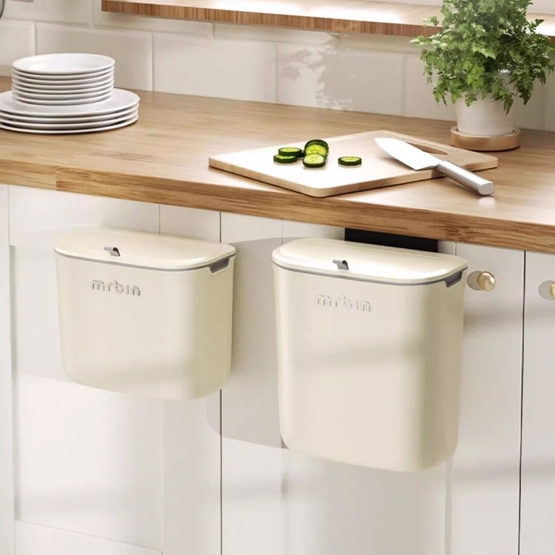 Dustbin Wall Mounted Dustbin For Kitchen High Aesthetic Rubbish Bin ...