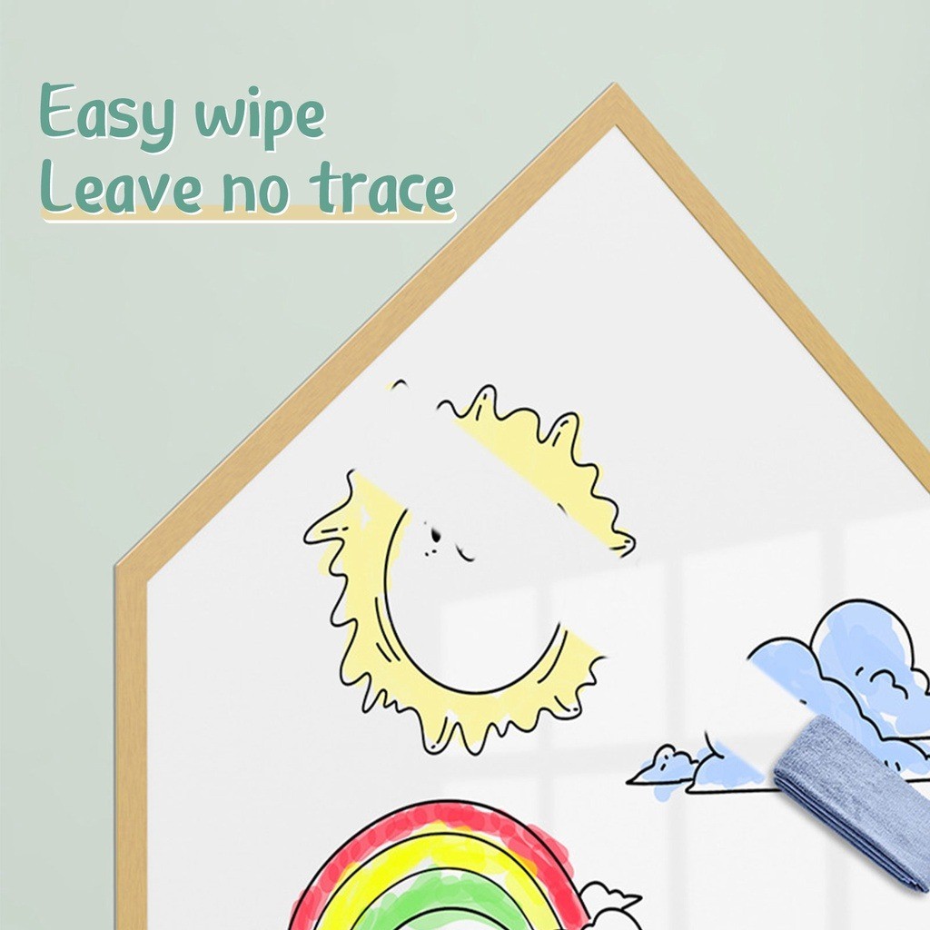 Magnetic Whiteboard Wall Sticker Sheet Reusable Dry Erase Board for ...