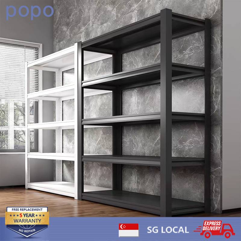 POPO Storage Rack Boltless Anti-rust Metal Heavy Duty 3-5 Tiers ...