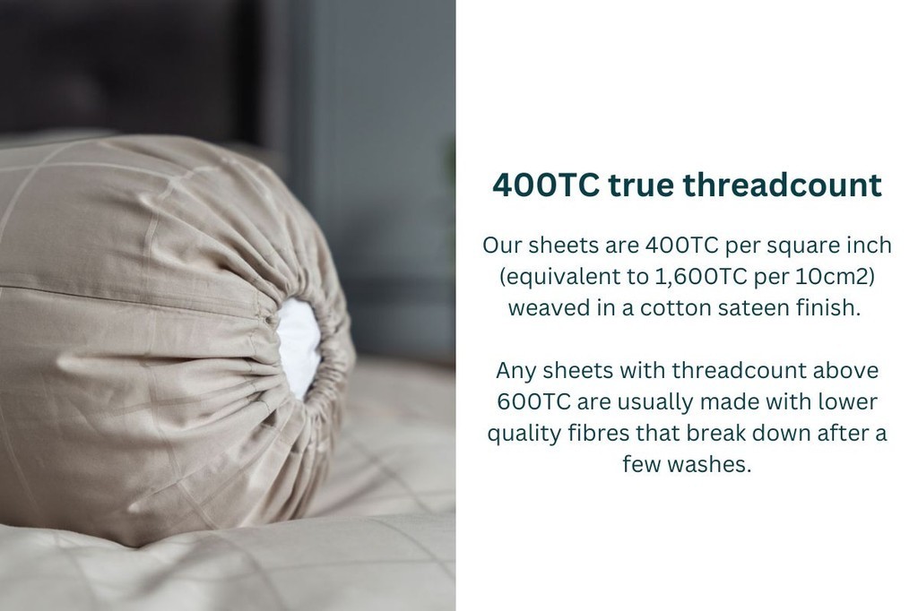 KAPAS LIVING | Bolstercase| 100% Extra-Long Staple Cotton | 400TC ...