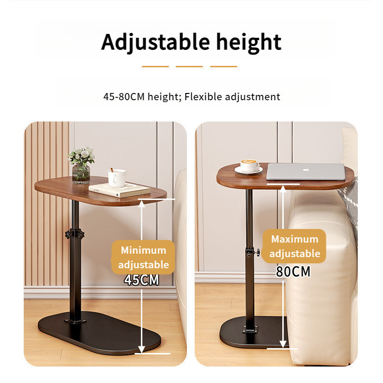 🔥SG STOCK Side table living room coffee table adjustable bedside table ...