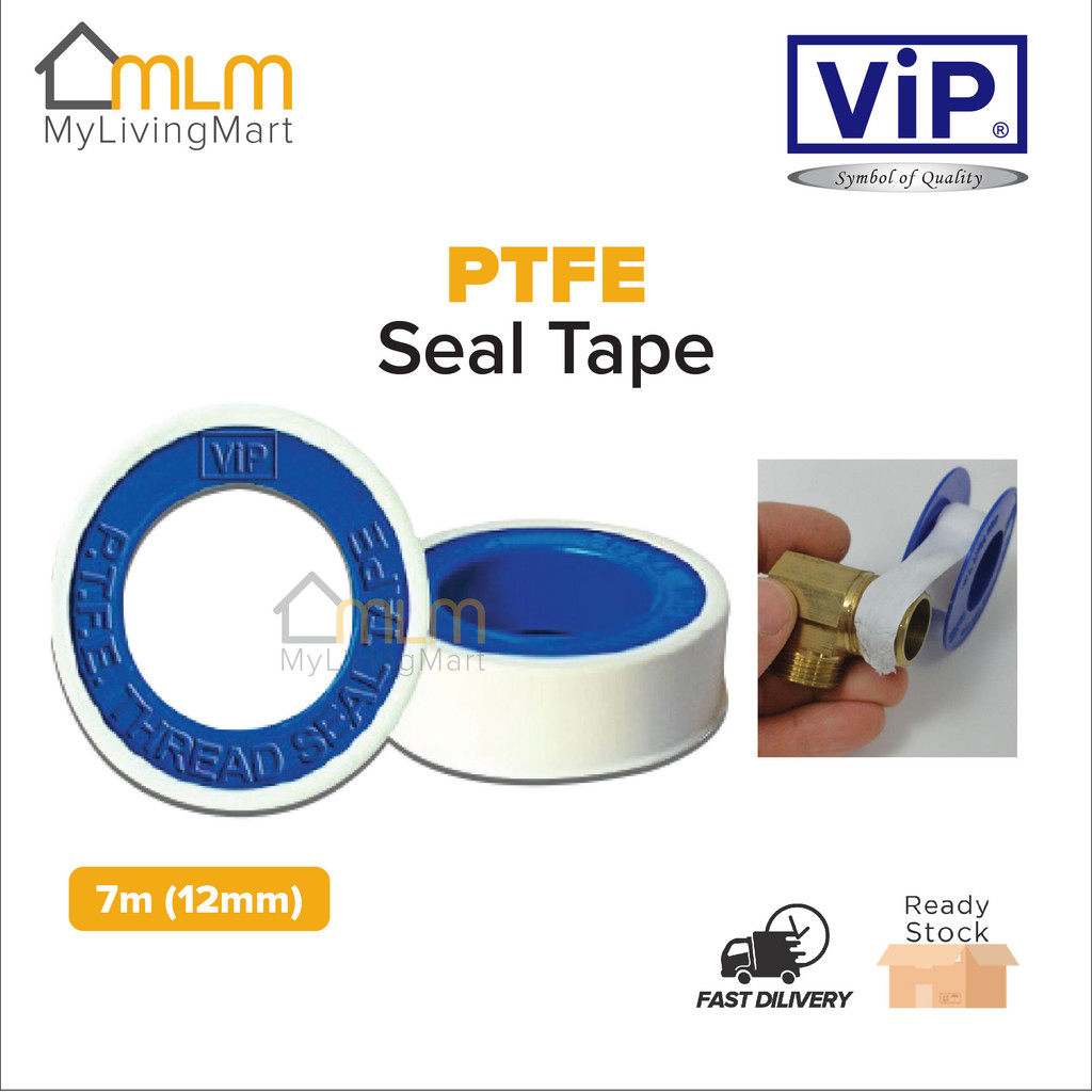 ViP PTFE White Seal Tape Water Plumbing Hose Seal Anti Leakage Thread ...