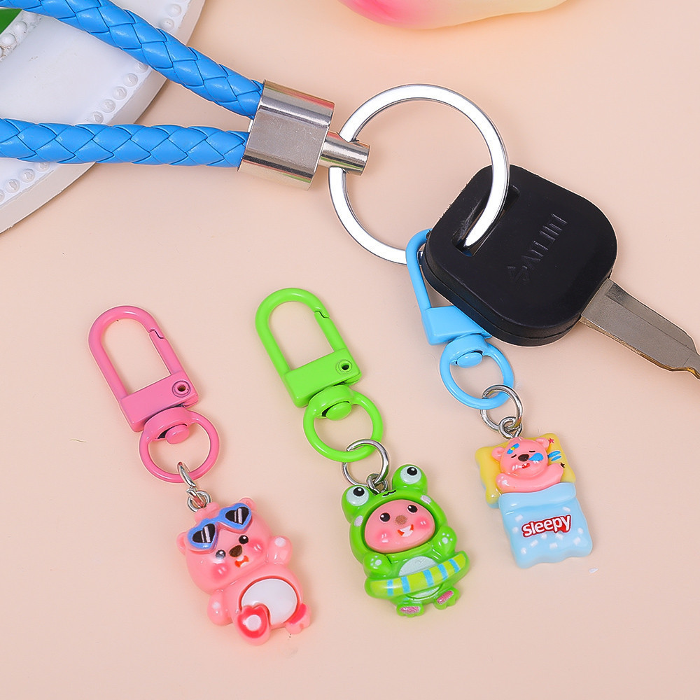 [Wholesale]Cartoon Cute Loopy Keychain - Anime Beaver Resin Pendant ...