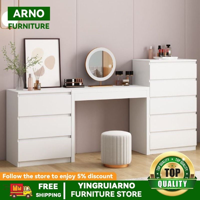 Solid Wood Dressing Table Modern Simple Dressing Table With Integrated ...