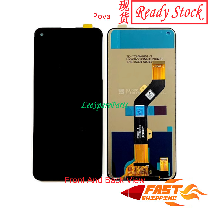 Tecno Pova 2 / Pova 3 / Pova 4 / Pova Neo Full Set LCD Display Touch ...