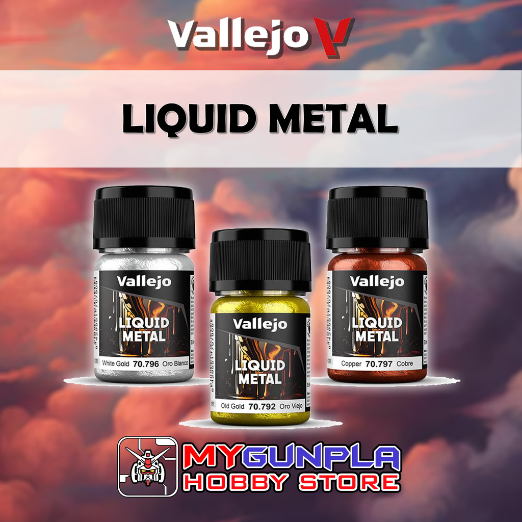 Vallejo Liquid Metal Color Series - 35ml | Shopee Singapore