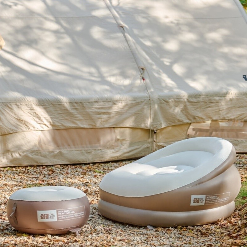 Inflatable Sofa Outdoor Cushion Sofa Lazy Portable Automatic Camping ...