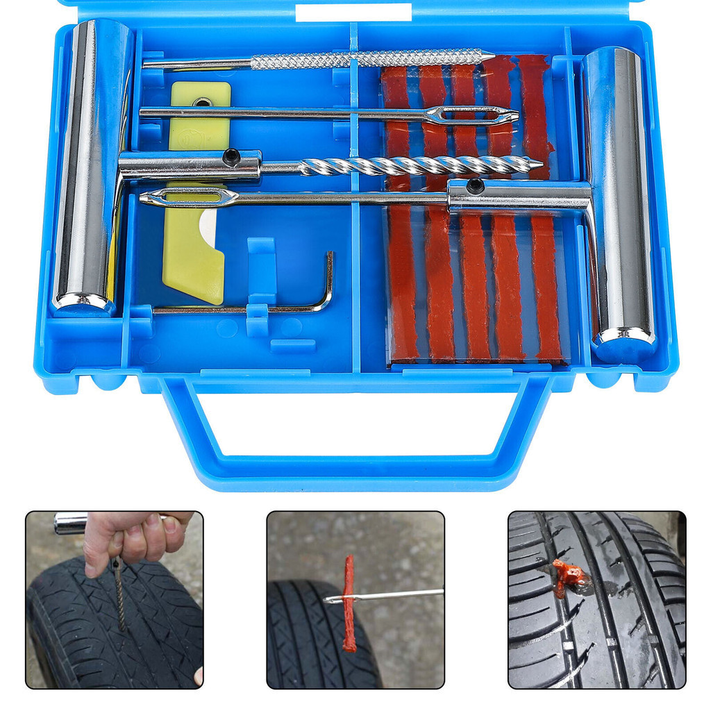 (AUTOMOTIVE GECKO) Cheapest Car Motorcycle Tire Repair Kit 11PCs ...