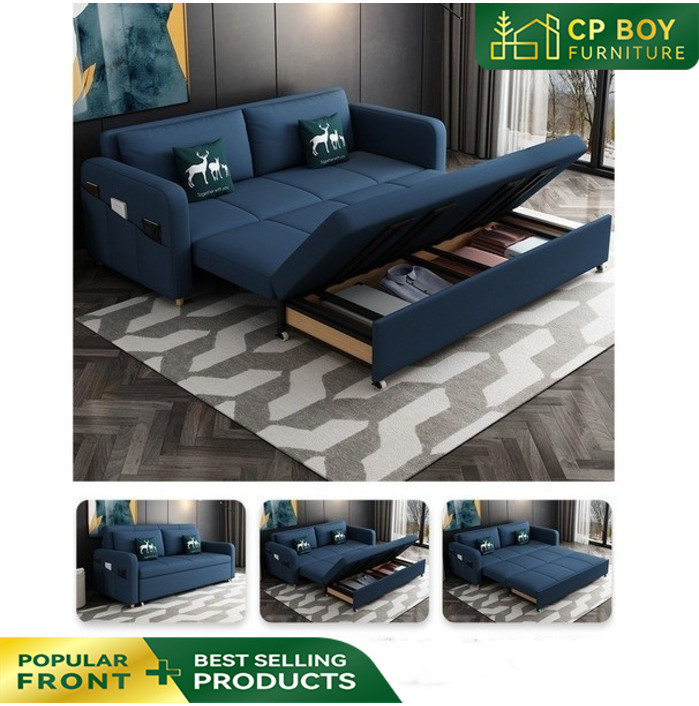 Ssr Sofa Bed Foldable Bed Latex Seat Multifunctional Sofa Extendable ...