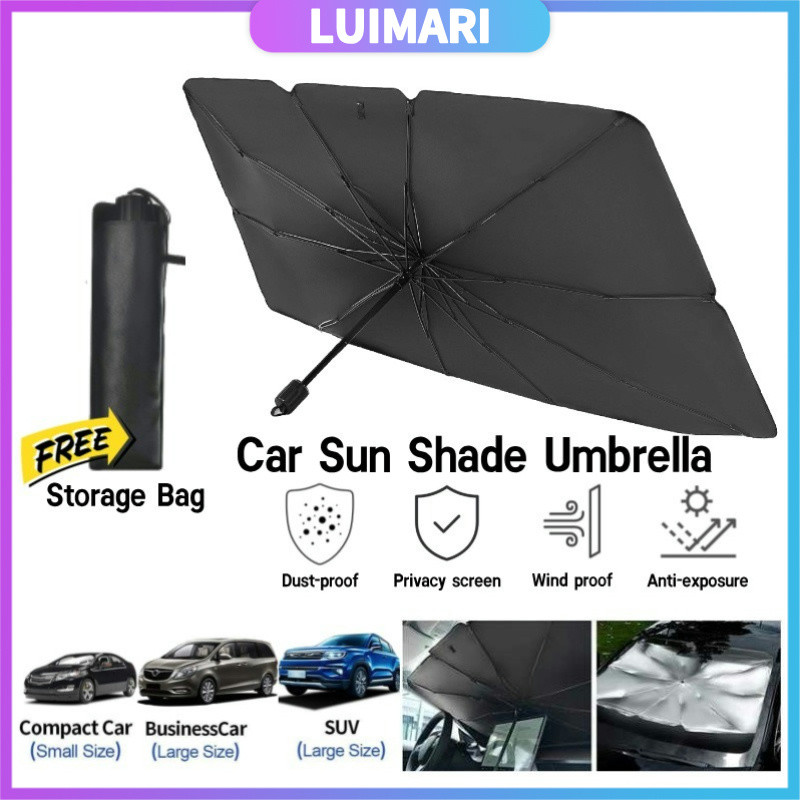 Car Window Sun Shade Car Windscreen Sunshade Car Sun Shield Umbrella ...