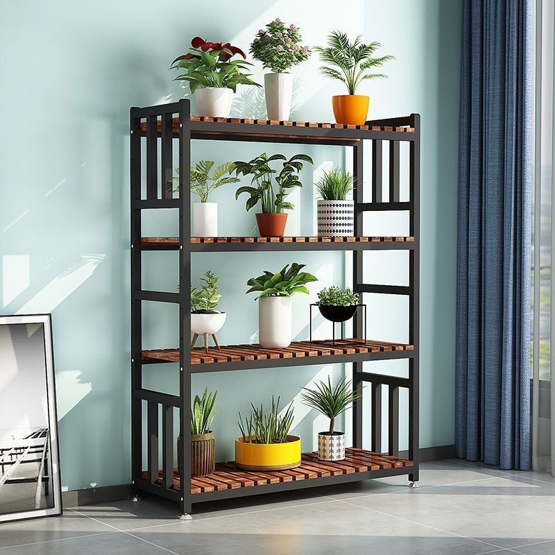 Flower Shelf Balcony Floor Style Living Room Creative Multi-layer ...