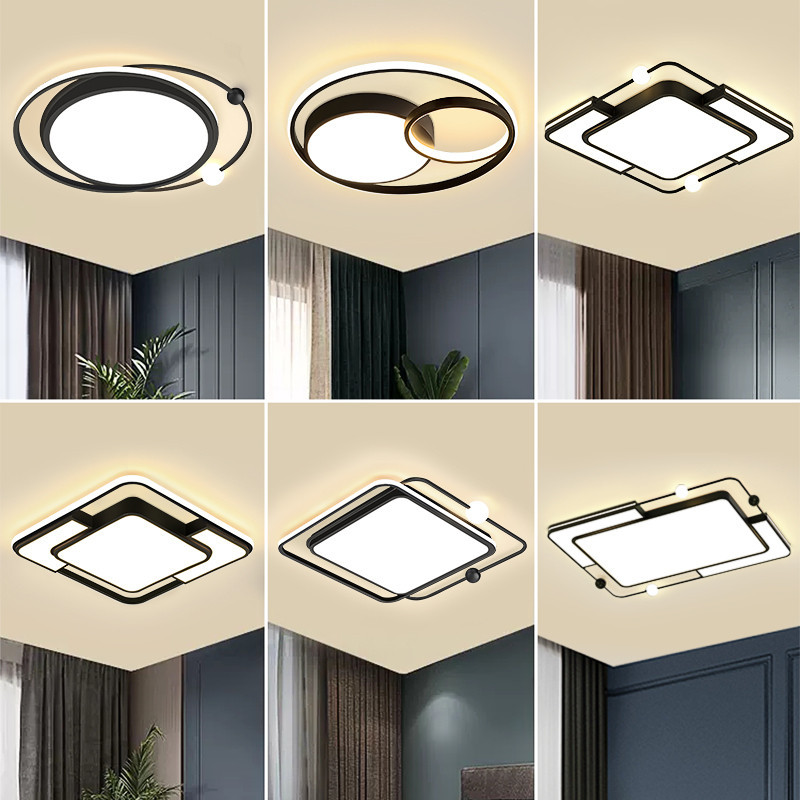 Bedroom Led Ceiling Lamp Living Room Simple Lamps 9a39 | Shopee Singapore