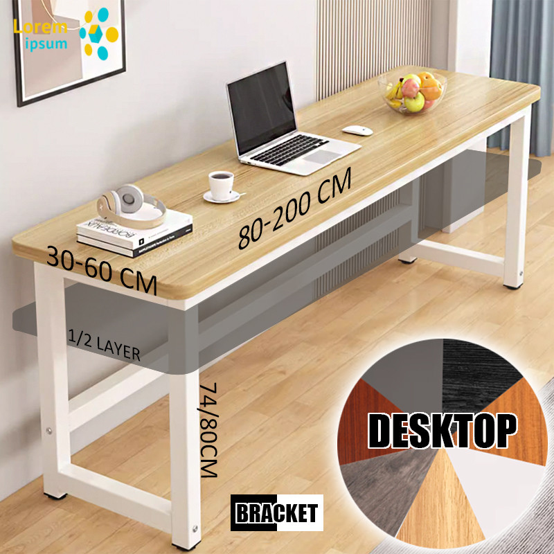 ELE Study Table Nordic Study Computer Laptop Office Table Long Learning ...