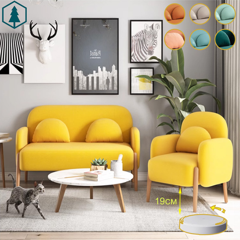 GT Sofa Chair 1 Seater 2 3 Seaters Minimalism Sofa Set Living Room ...