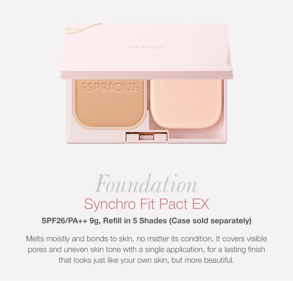 Kose Esprique Synchro Fit Pact Ex SPF25/PA++ Powder Foundation Refill (Case and Refill Sold ...