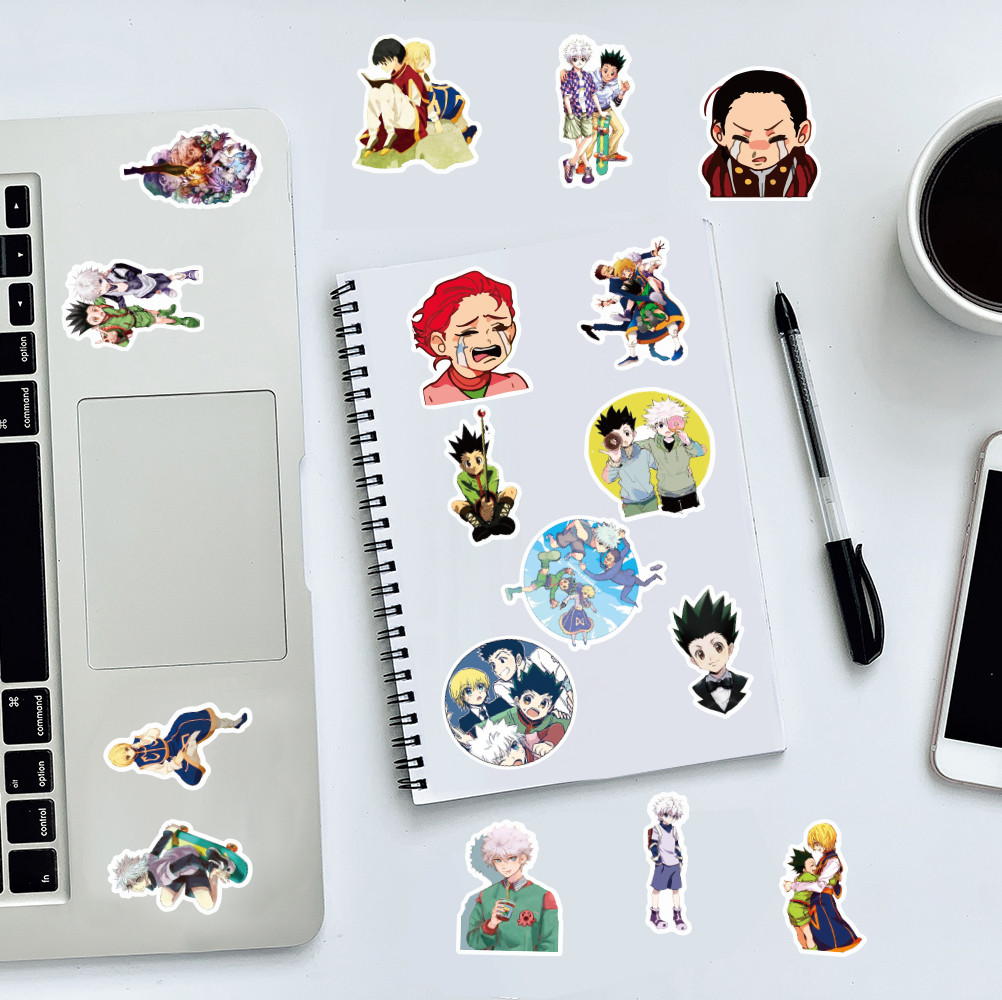 Hunter x Hunter Stickers - 50PCS for DIY Scrapbooking, Daily Decor ...