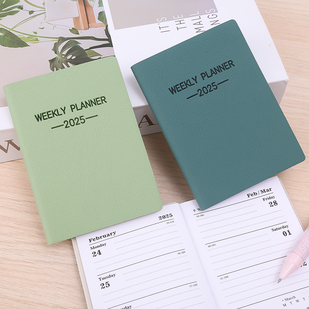 2025 Mini Portable Diary Weekly Planner - To Do List English Notepad ...