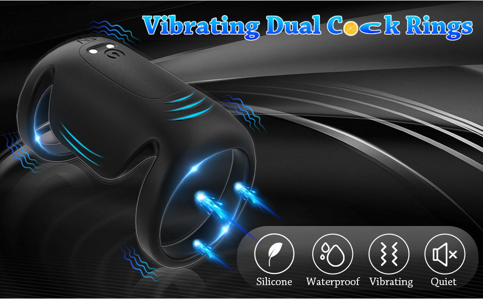 Wearable Penis Sleeve Cock Ring Vibrator Sex Toys for Men Couples ...