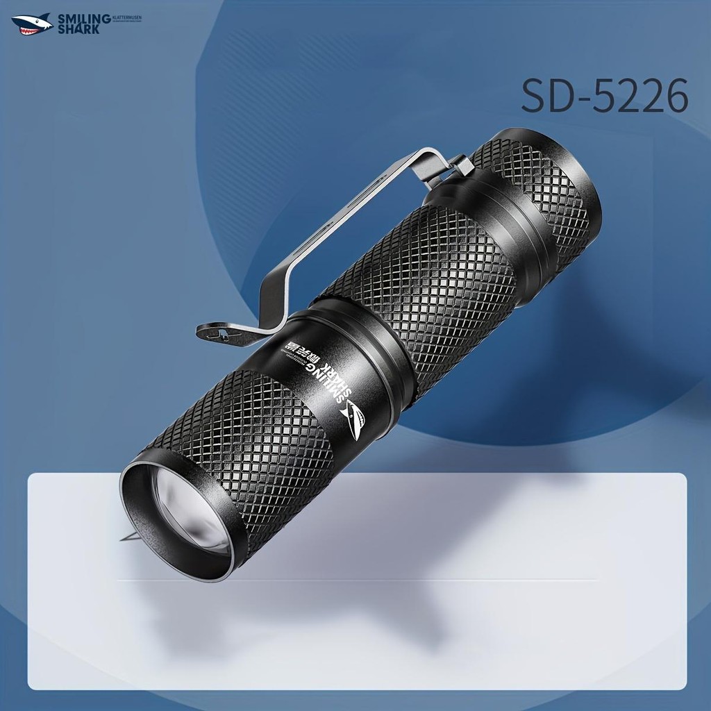 Smiling Shark Led Rechargeable Flashlight, Portable Led Torch Light ...
