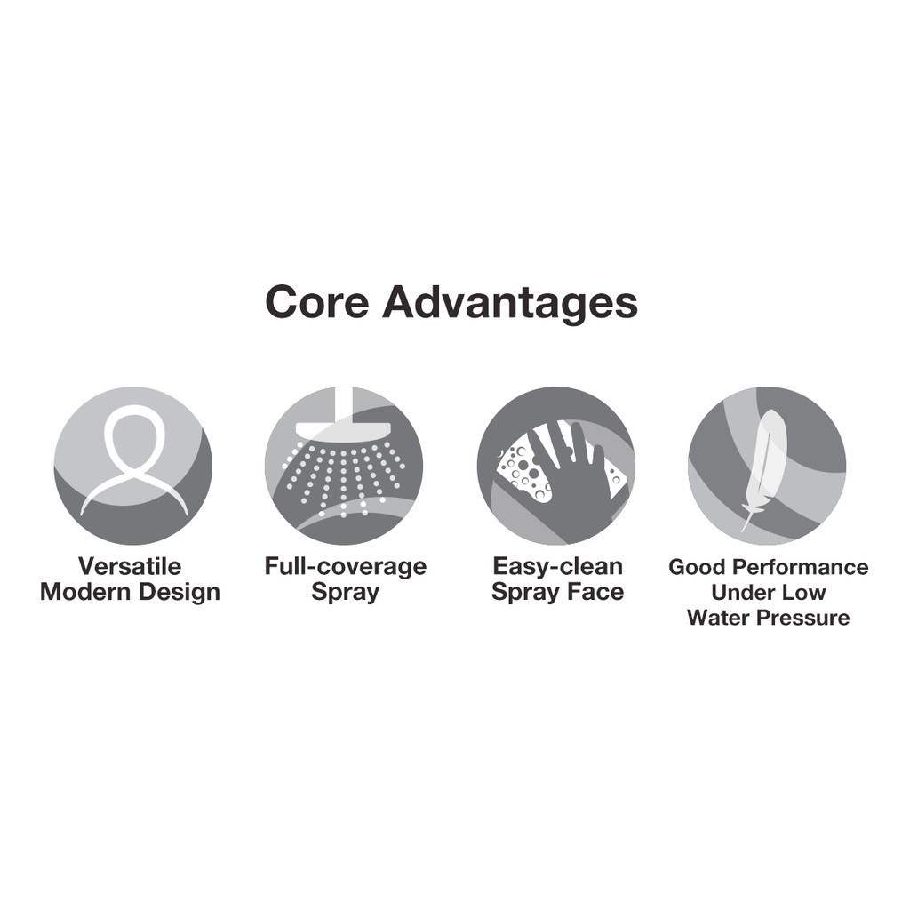 Kohler Citrus Single-Function Handshower + Complementary 1500mm/1.5m ...