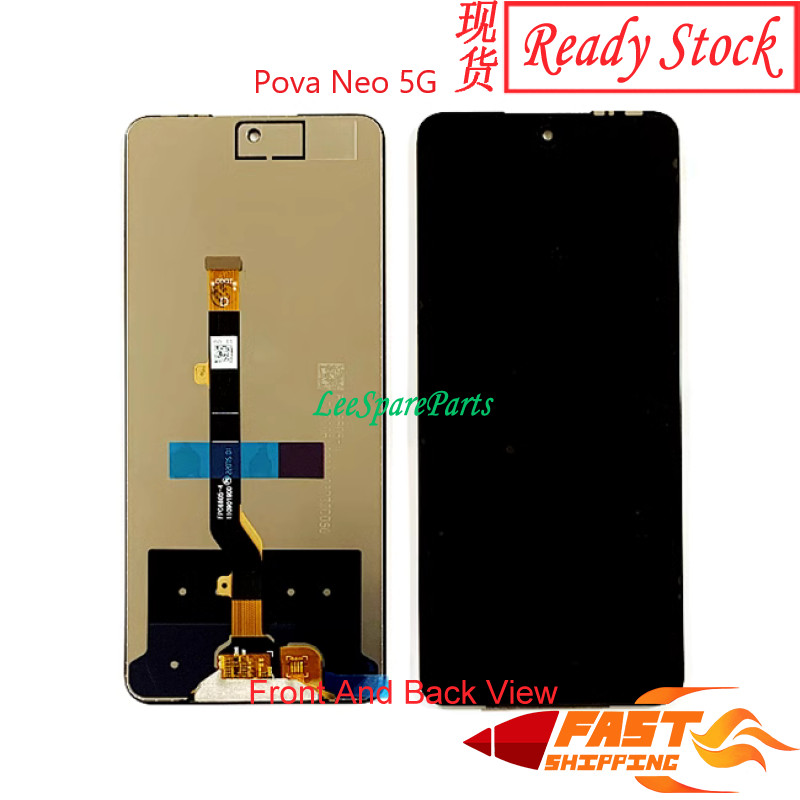 Tecno Pova 2 / Pova 3 / Pova 4 / Pova Neo Full Set LCD Display Touch Screen Digitizer For ...