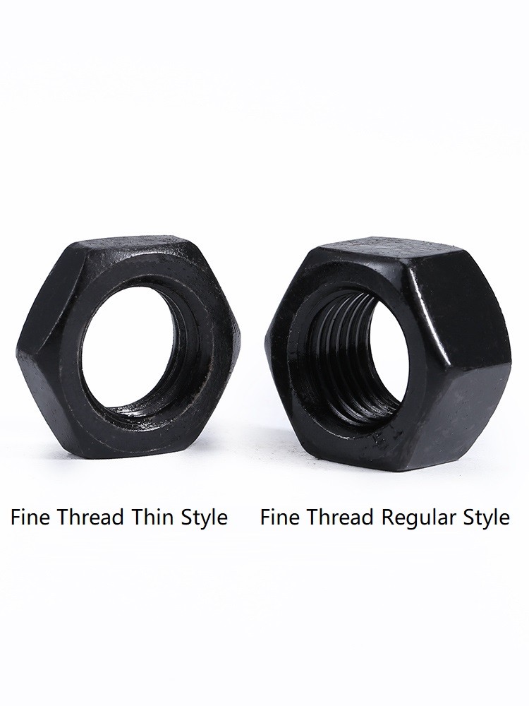 M8 M10 M12 M14 M16 M18 M20 Black 8.8 Grade Carbon Steel Fine Thread ...