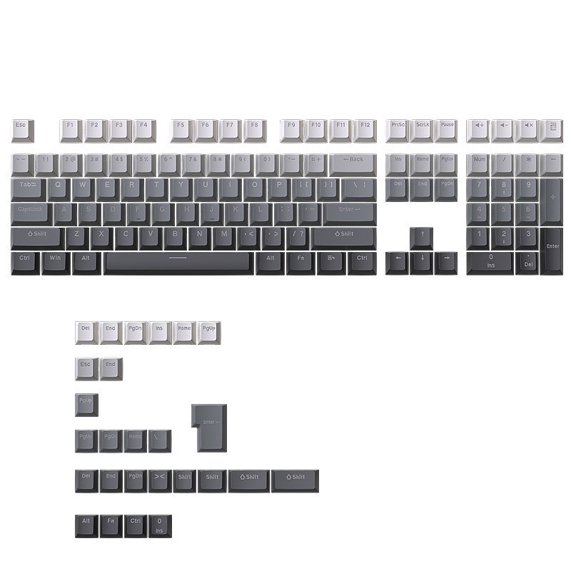 Polar Day Front Carving Through Light Keycap Gradient Style Stabilizer ...