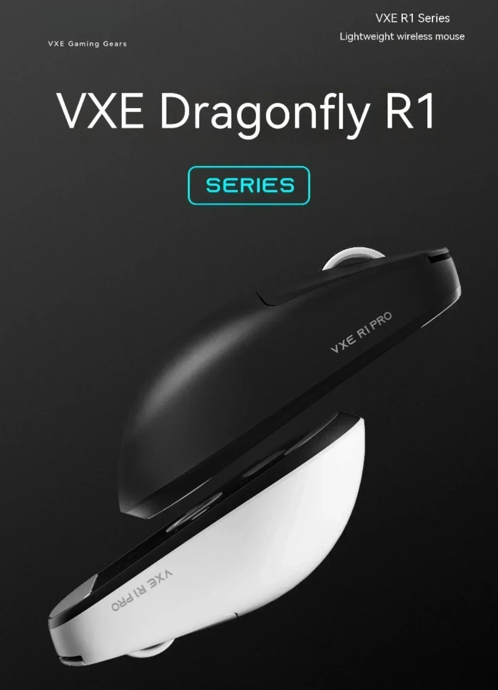 VXE Dragonfly R1 Pro Mouse Wired 2.4G 3mode PAW3395 Nordic52840 ...