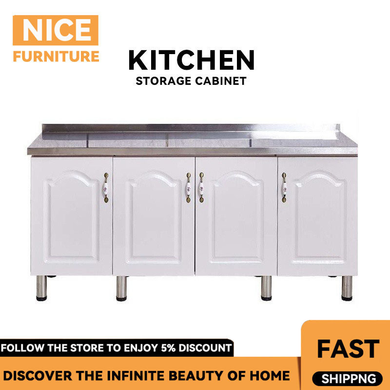 Simple Storage Cabinet Household Kitchen Integrated Cabinet Stainless ...