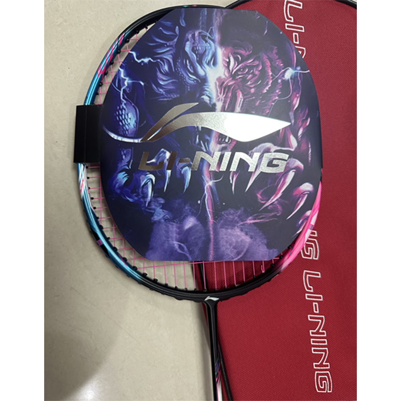 Li Ning HALBERTEC 8000 Halberd 8000 Carbon Fiber Green Pink Badminton ...