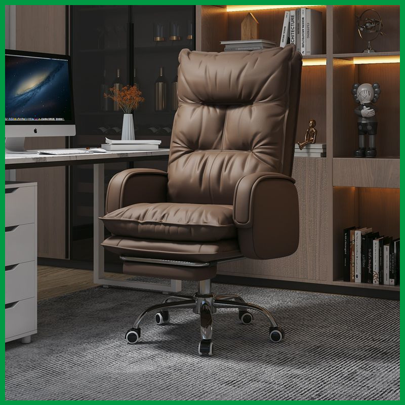 Office Chair New Business Waterproof Leather Reclining Computer Chair ...