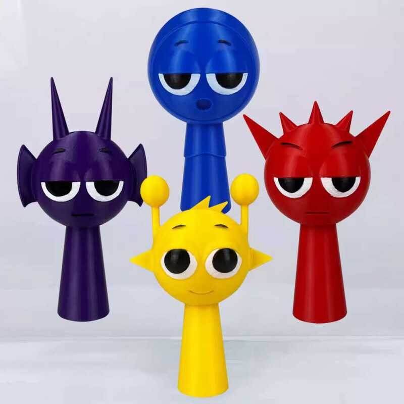 Large Rhythm Box Figurine Toy Music Game Sprunki Peripheral Simon Jevon ...